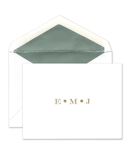 White Note Card | Fine Stationery