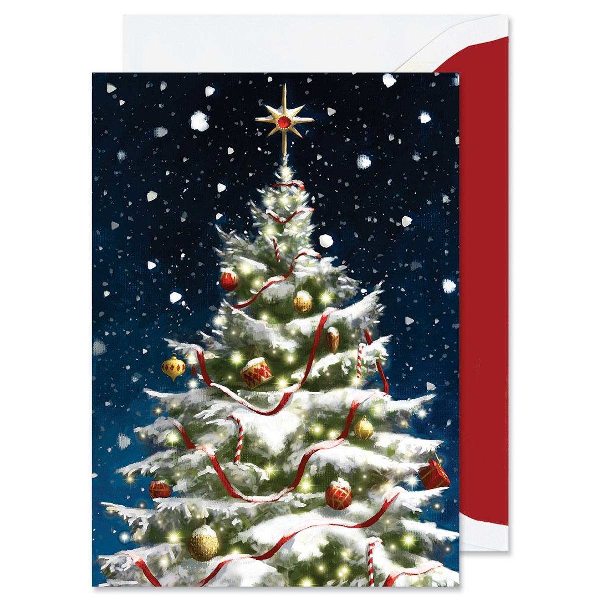 Midnight Tree Greeting Card | Fine Stationery
