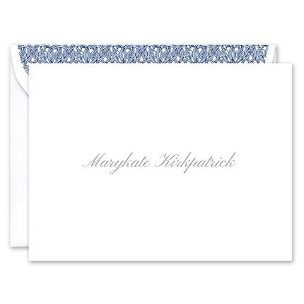Classic White Note Card | Fine Stationery