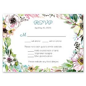 Rustic Floral Invitation | Fine Stationery