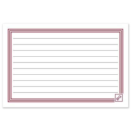 Grand Border Recipe Card | Fine Stationery