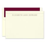 Personalized Flat Note Cards Cards | Fine Stationery