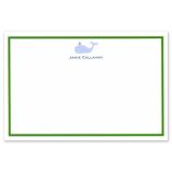 Personalized Flat Note Cards Cards | Fine Stationery