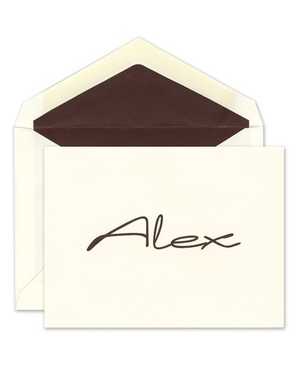 Ecru Note Card | Fine Stationery