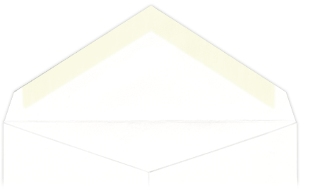 White Traditional Flat Card 21681 | Fine Stationery