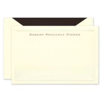 Personalized Flat Note Cards Cards | Fine Stationery