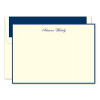Personalized Flat Note Cards Cards | Fine Stationery