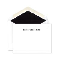 Personalized Flat Note Cards Cards | Fine Stationery