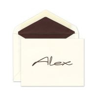 Personalized Folded Note Cards | Fine Stationery