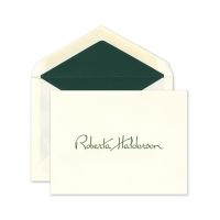 Personalized Folded Note Cards | Fine Stationery