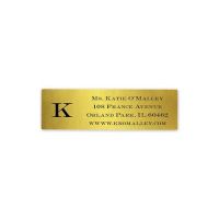 Personalized Address Labels, Luxury Custom | Fine Stationery