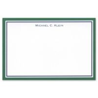 Personalized Flat Note Cards Cards | Fine Stationery