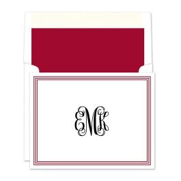 Grand Border Note Card | Fine Stationery
