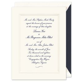 Double Border Invitation | Fine Stationery