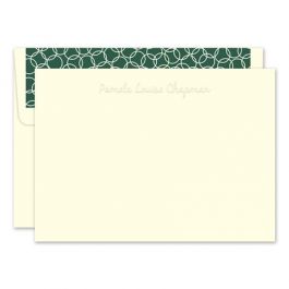 Embossed Ivory Flat Card | Fine Stationery