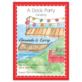 Party Dock Invitation | Fine Stationery