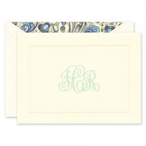 Monogrammed Stationery, Monogram Note Cards | Fine Stationery