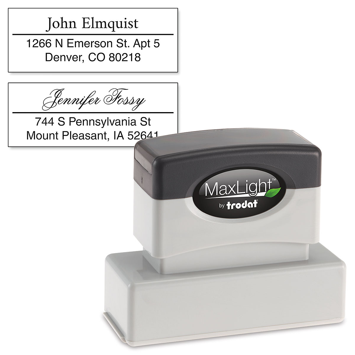 Accent Line Custom Address Stamp | Fine Stationery