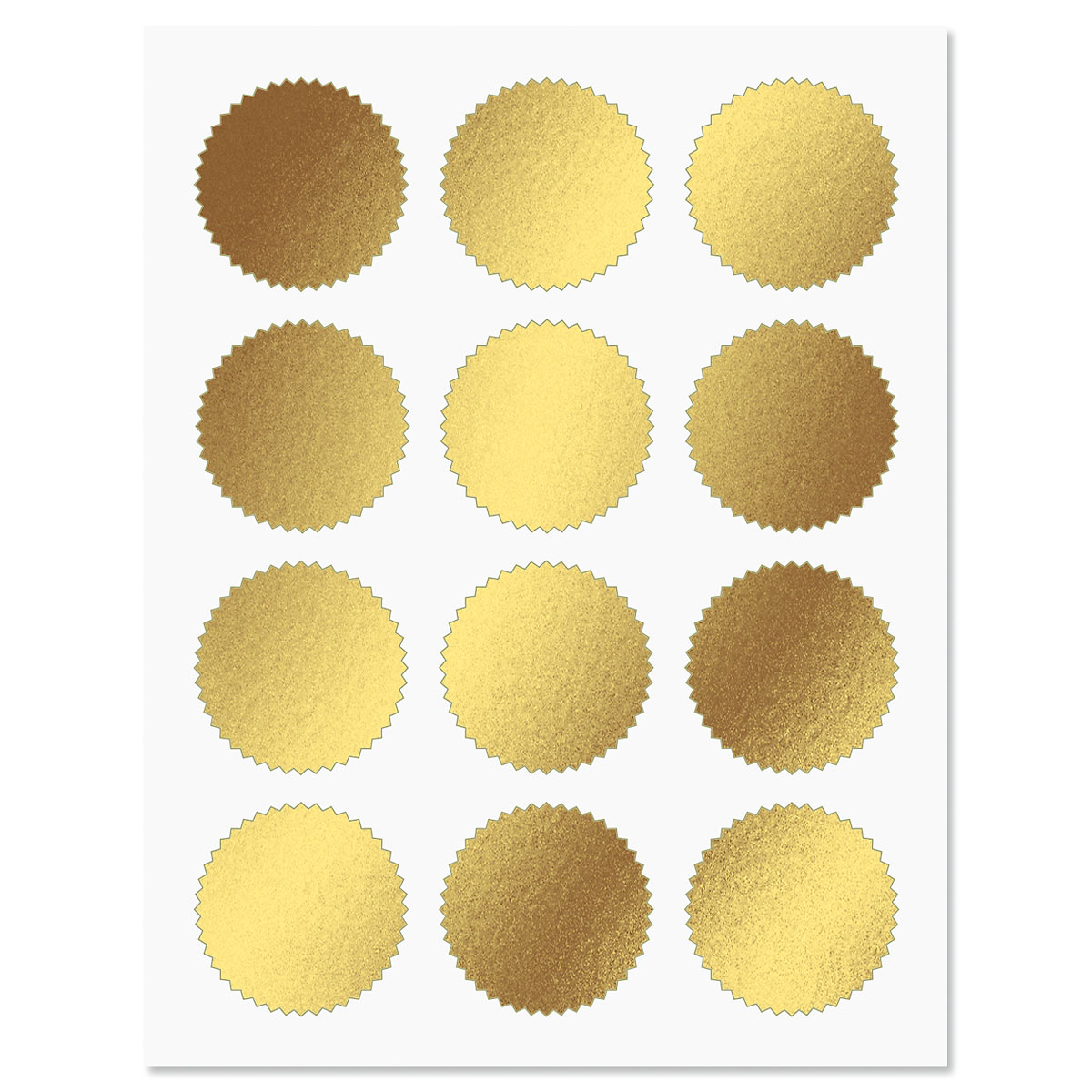 Gold Foil Certificate Seals | Fine Stationery