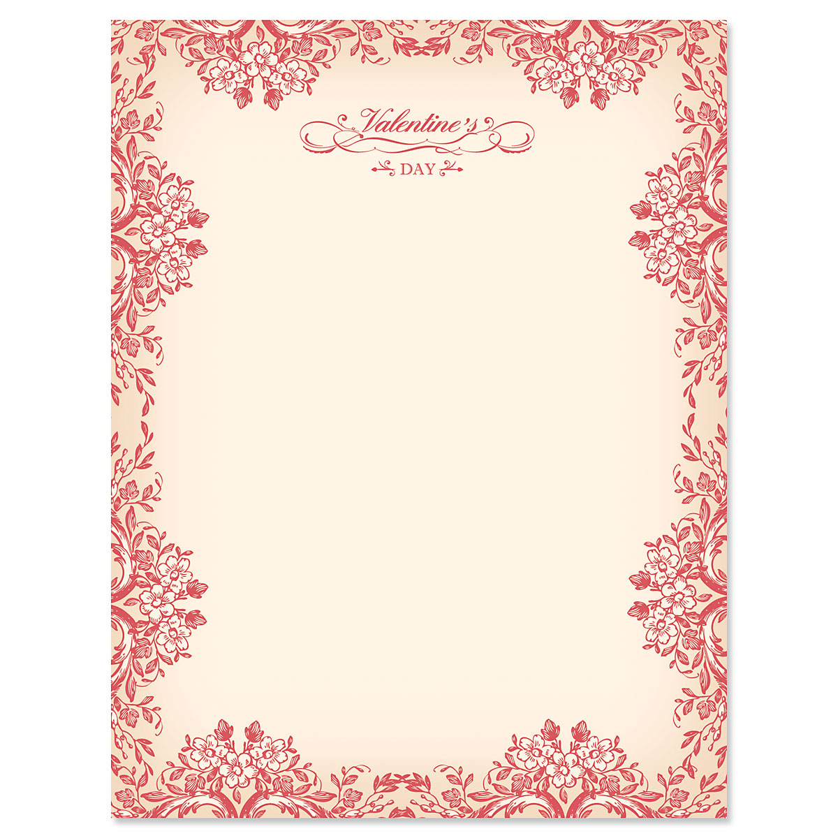 Valentine Letterhead Paper