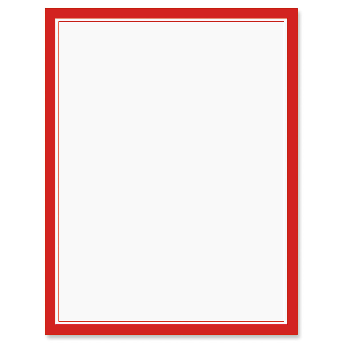 Red Frame 4th of July Letter Papers | Fine Stationery