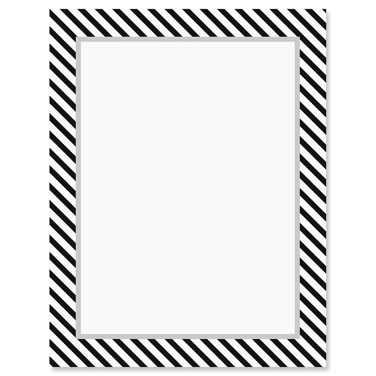 Distinguished Stripe Letter Papers | Fine Stationery