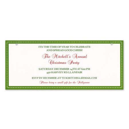 Bright Banner Invitation | Fine Stationery
