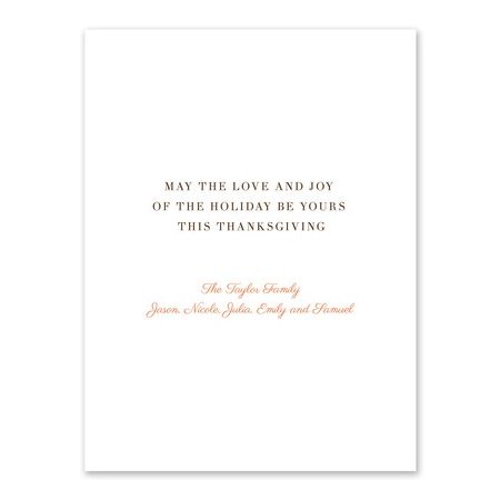 Turkey Greeting Card | Fine Stationery