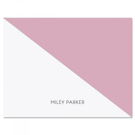 Simple Triangle Note Cards | Fine Stationery