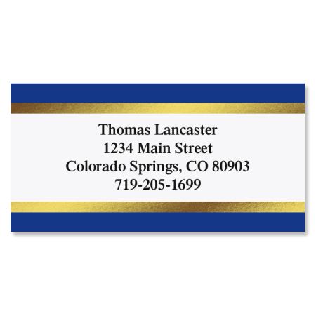 Personalized Blue Labels