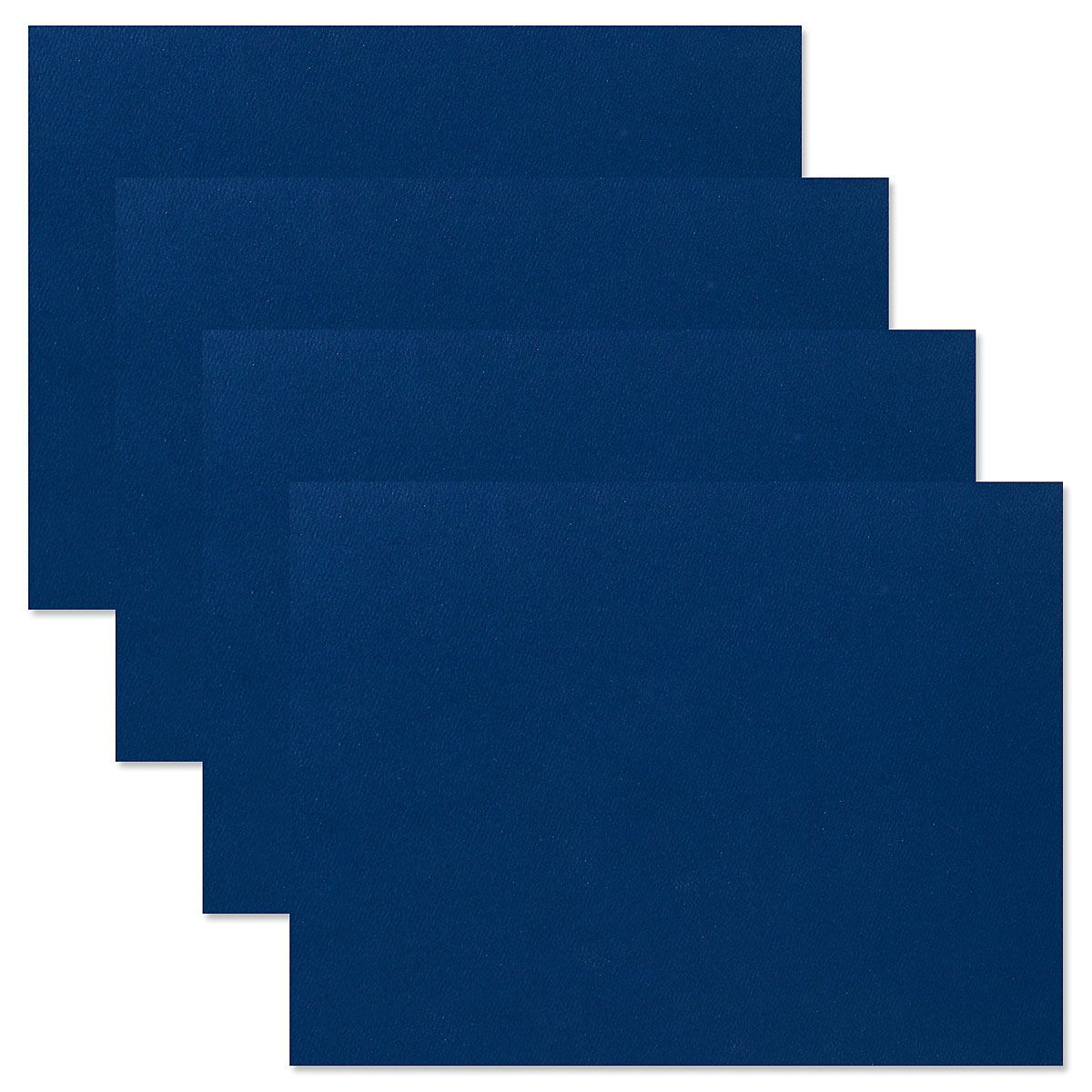 Plain Blue Award Certificate Jacket | Fine Stationery