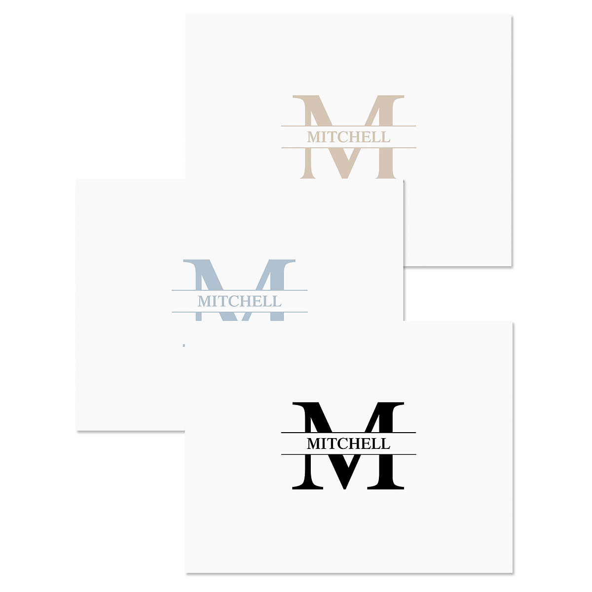 Front & Center Personalized Note Cards | Fine Stationery