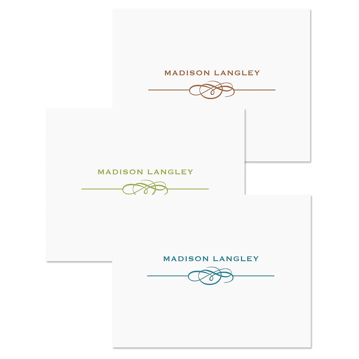 Distinction Personalized Note Card | Fine Stationery