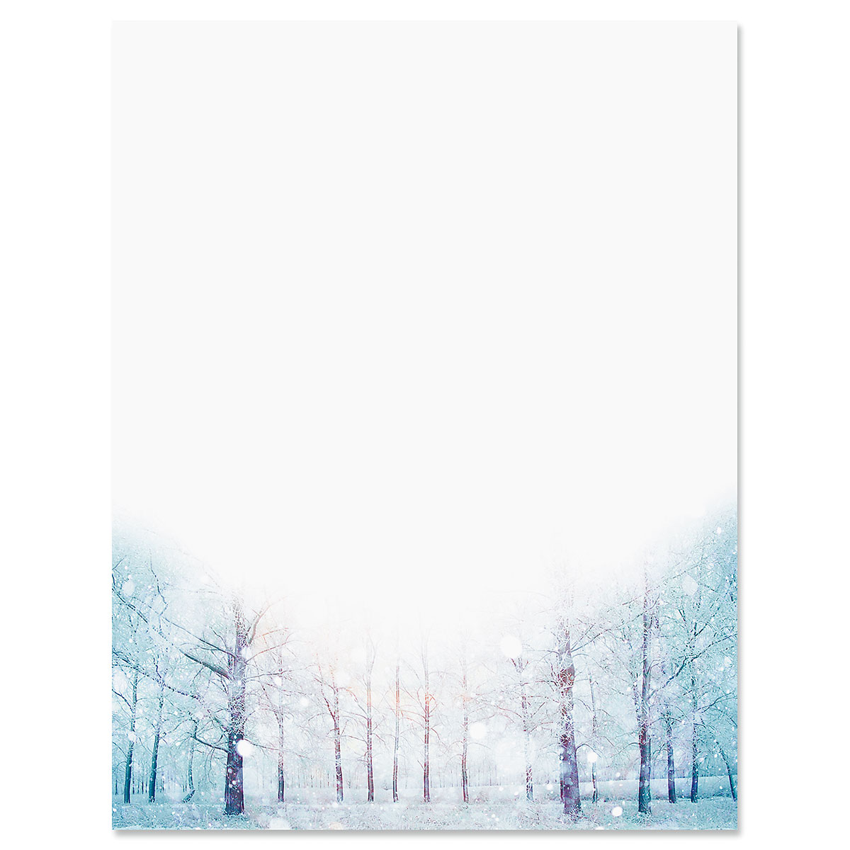 Winter Forest Christmas Letter Papers | Fine Stationery