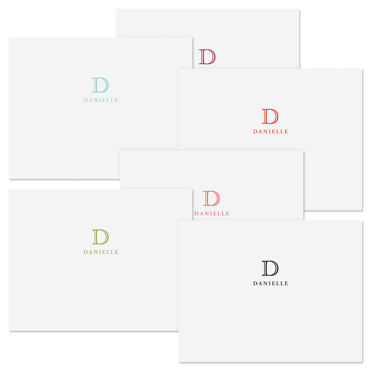 Classic Initial Note Cards | Fine Stationery