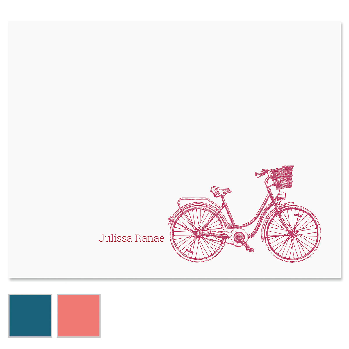 Sketch Bicycle Note Cards | Fine Stationery