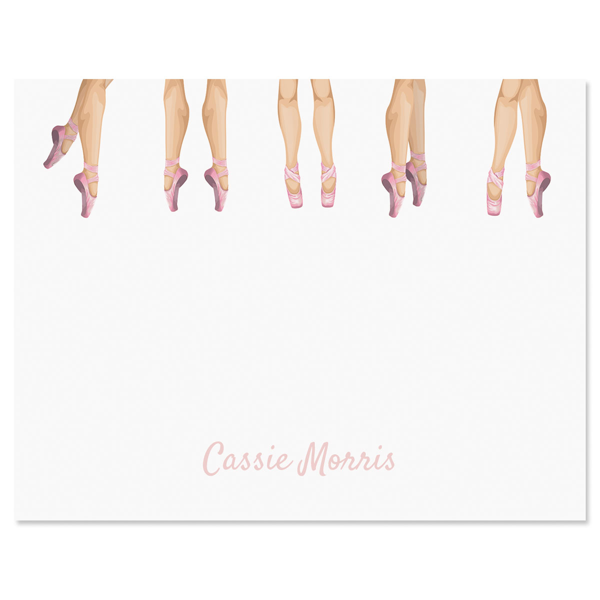 Dancers Feet Note Cards | Fine Stationery