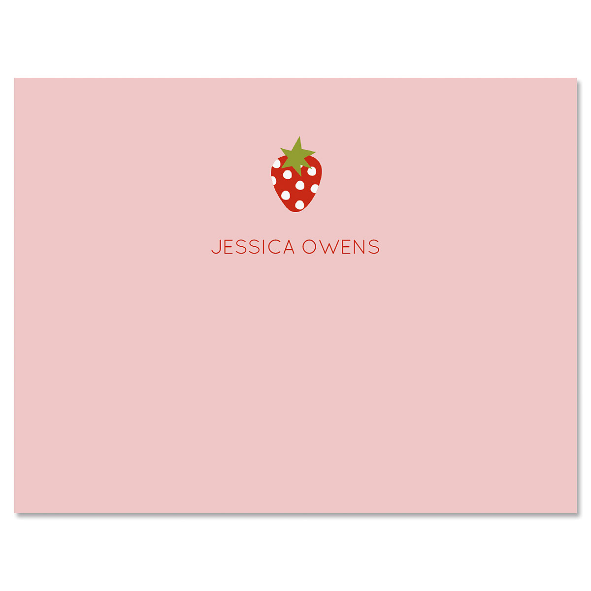 Baby Strawberry Note Cards | Fine Stationery