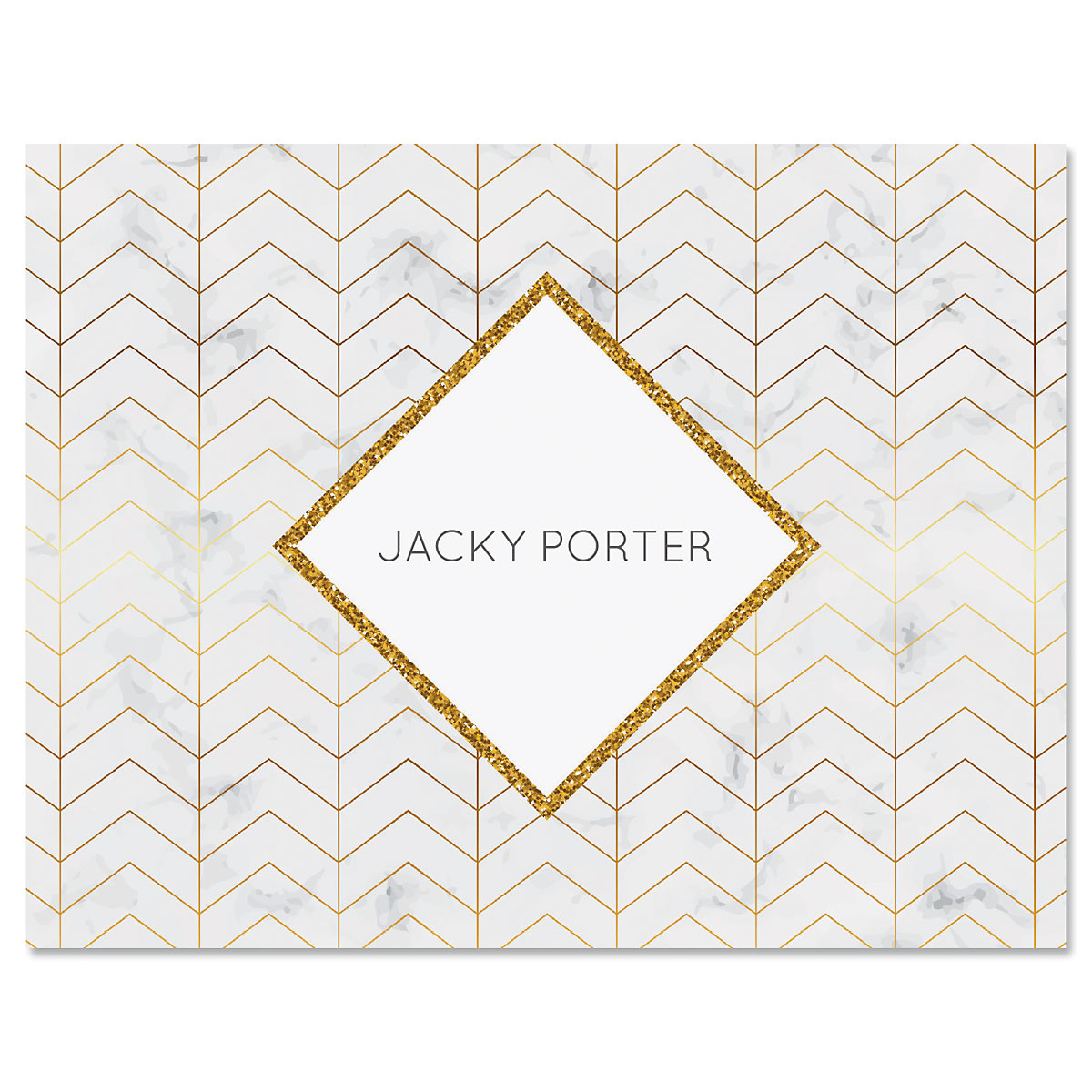 Sunday Chevron Note Cards | Fine Stationery