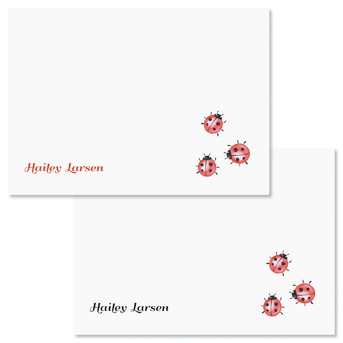 Three Little Ladybugs Note Cards | Fine Stationery