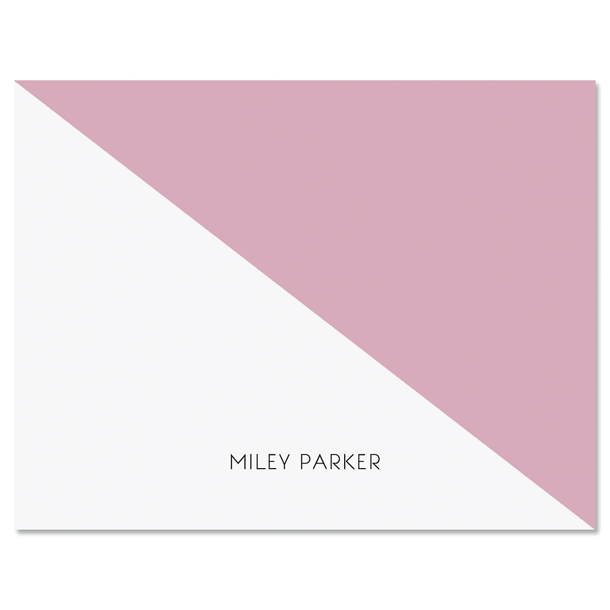 Simple Triangle Note Cards | Fine Stationery