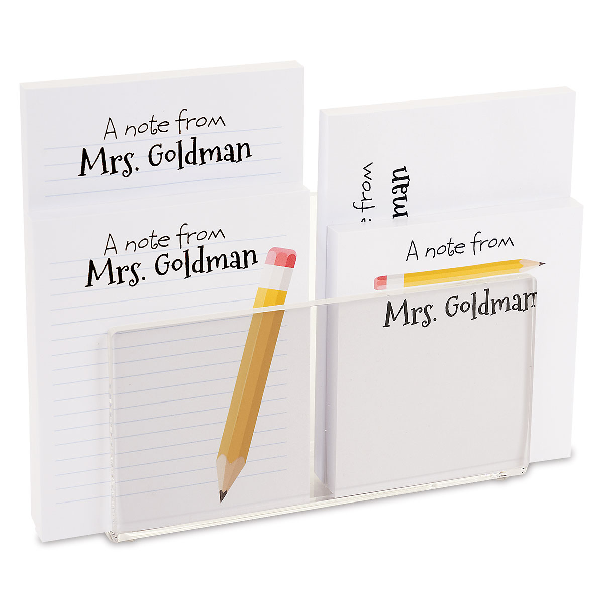 Yellow Pencil Note Pad Set | Fine Stationery