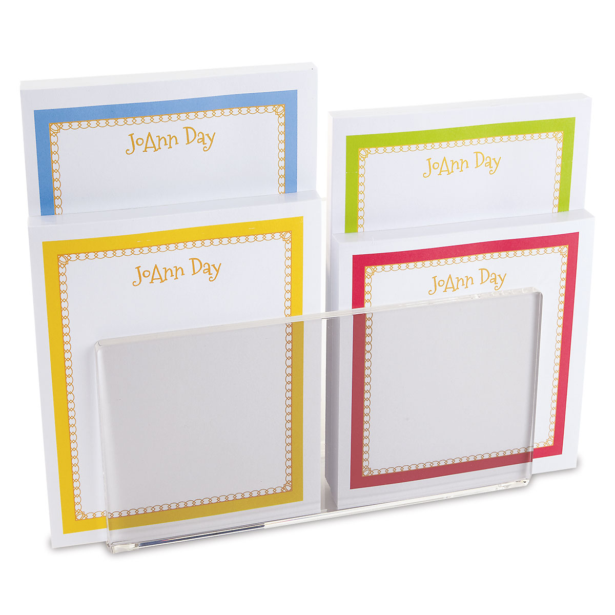 Bright Borders Note Pad Set | Fine Stationery