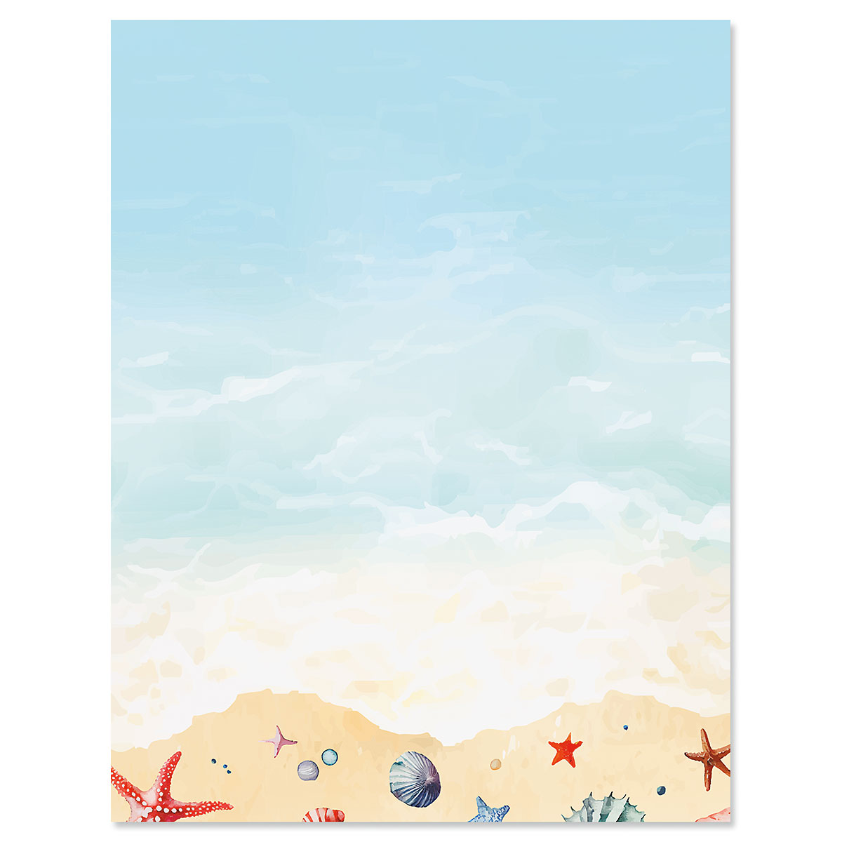 Dreamy Beach Letter Papers | Fine Stationery