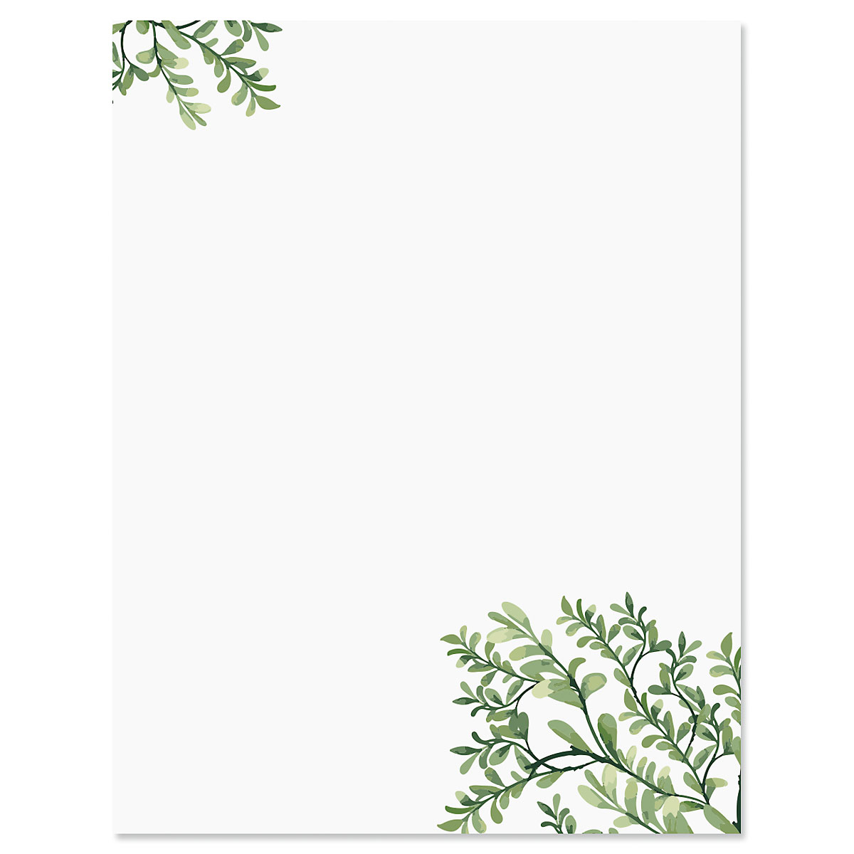 Leafy Greens Letter Papers | Fine Stationery