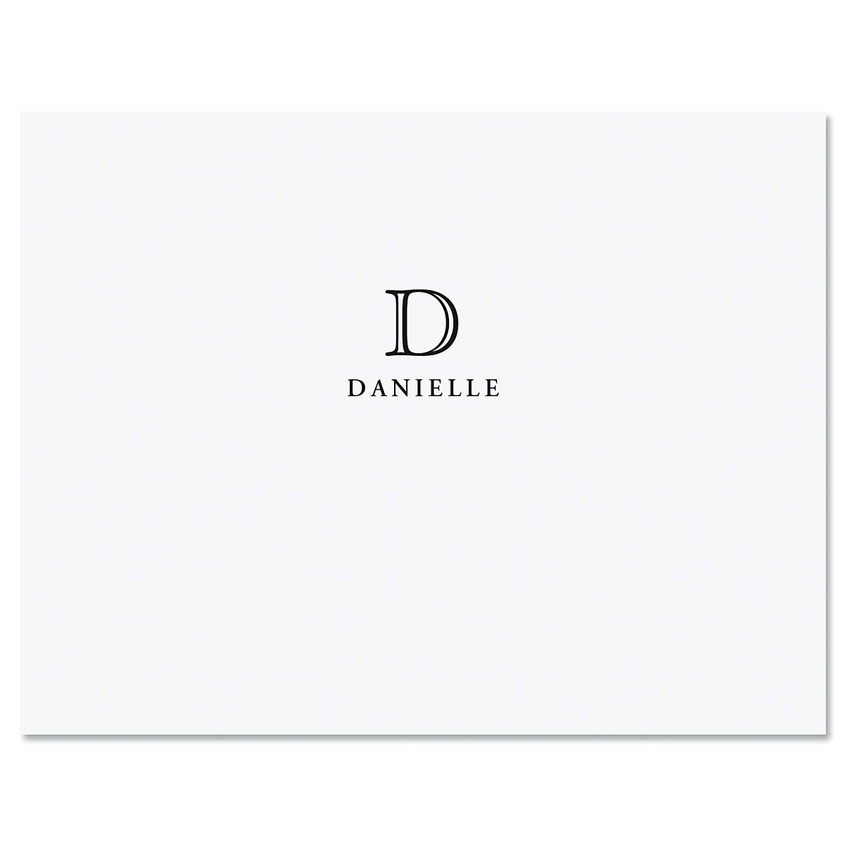 Classic Initial Note Cards | Fine Stationery