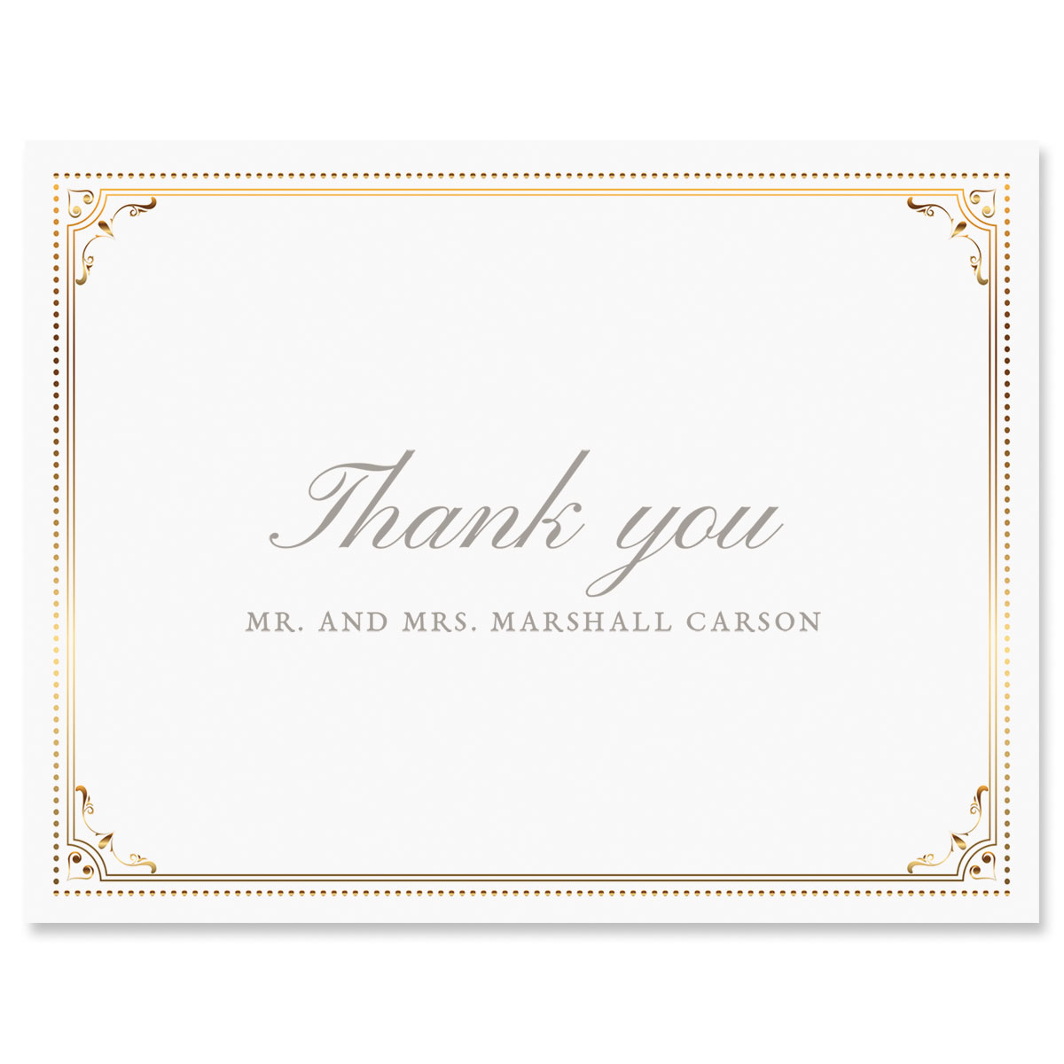 Gold Frame Cards | Fine Stationery