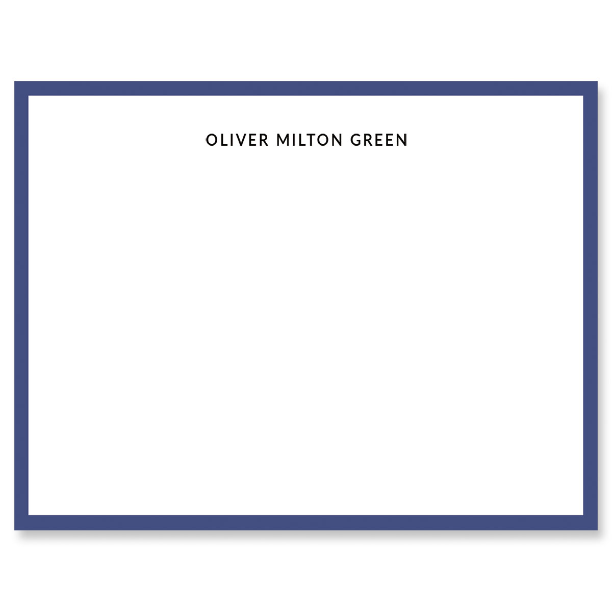 Bold Frame Flat Card | Fine Stationery