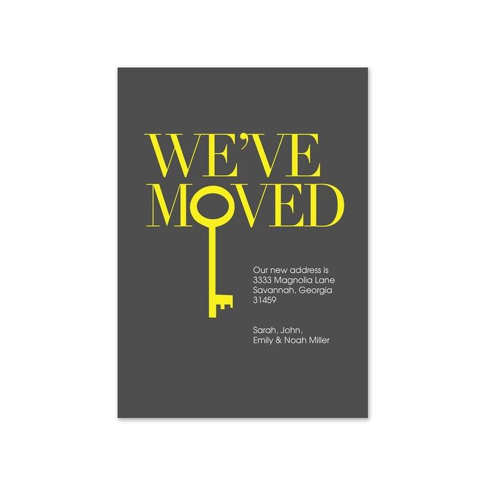 Moving Key Announcement | Fine Stationery