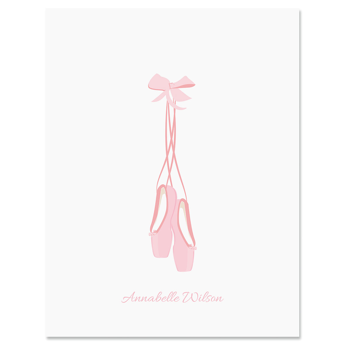 Ballet Slippers Note Cards | Fine Stationery